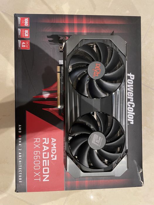 PowerColor radeon rx6600 xt red devil 8gb Warszawa Wola • OLX.pl