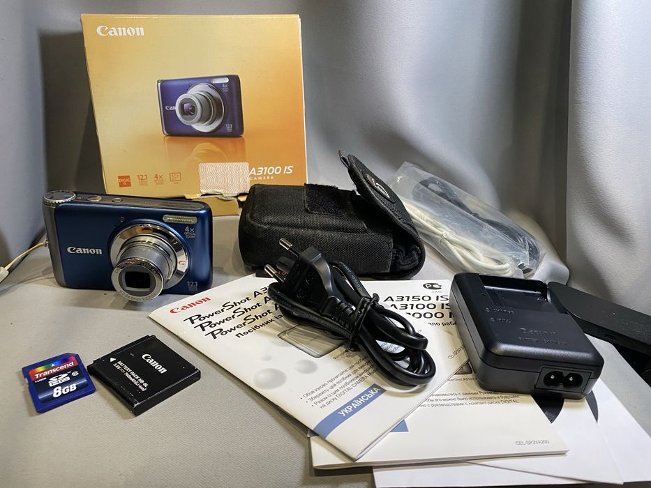 Цифровий фотоапарат Canon PowerShot A3100 IS: 4 500 грн. - Цифрові ...