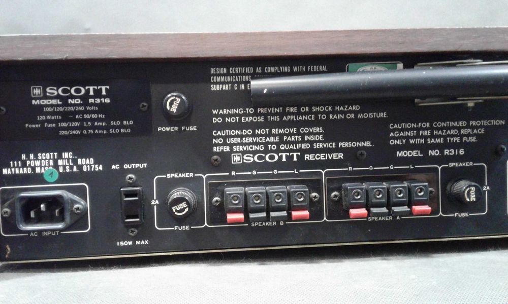 SCOTT R-316,amplituner stereo,vintage Legnica • OLX.pl