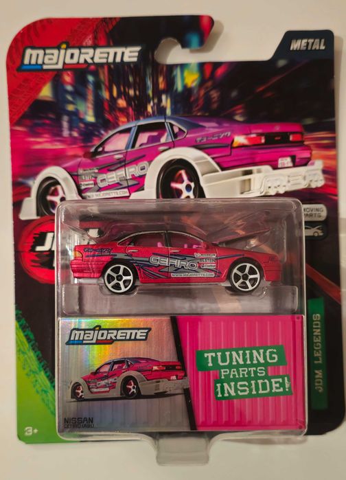 Majorette JDM Legends Tune Ups Nissan Cefiro A31 Pink 1:58 CHASE ...