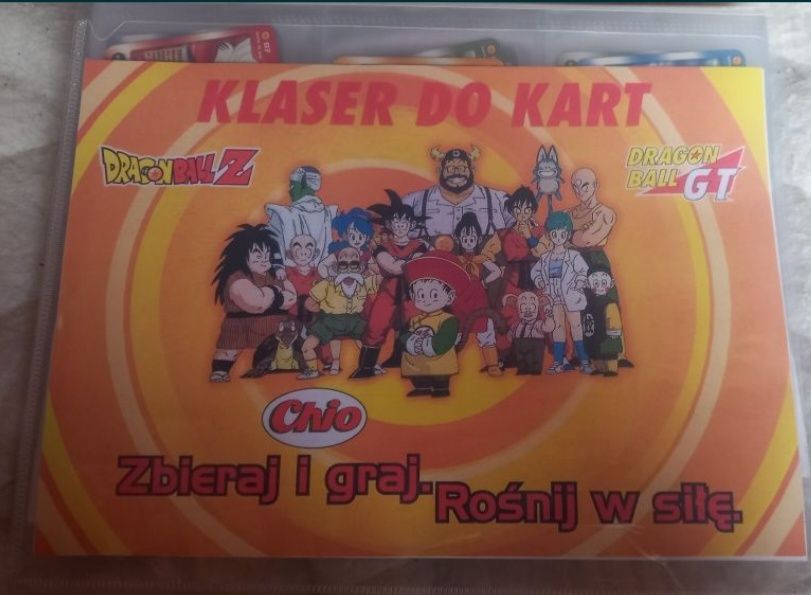 Pełna kolekcja kart album chio Dragon Ball 202/202 stan IGŁA 34K FOLII ...