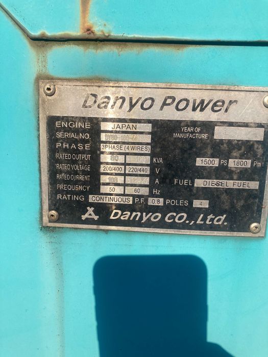 Agregat prądotwórczy DANYO 100 kW Gniezno • OLX.pl