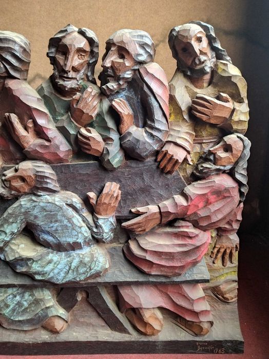 Escultura Última Ceia de Ema Brandão Serzedo E Perosinho • OLX Portugal