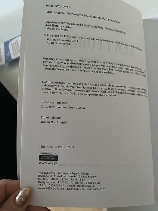 Lęk i fobia praktyczny podręcznik dla osób z zaburzeniami lękowymi ...