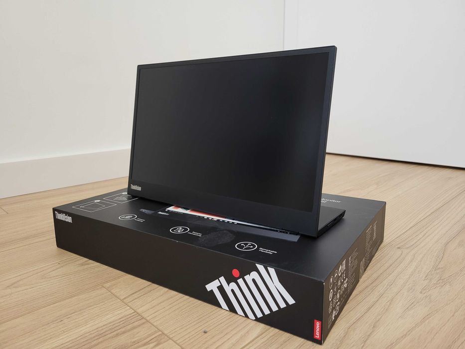 Lenovo ThinkVision M14 monitor przenośny Wrocław Krzyki • OLX.pl