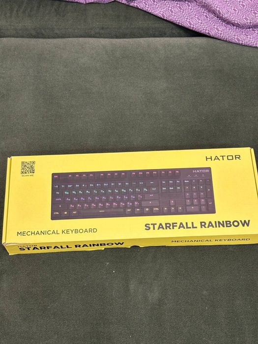 Клавіатура HATOR Starfall Rainbow сині свічі: 600 грн. - Периферійні ...