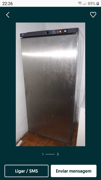 Arca em inox vertical prateleiras Castelo Branco • OLX.pt