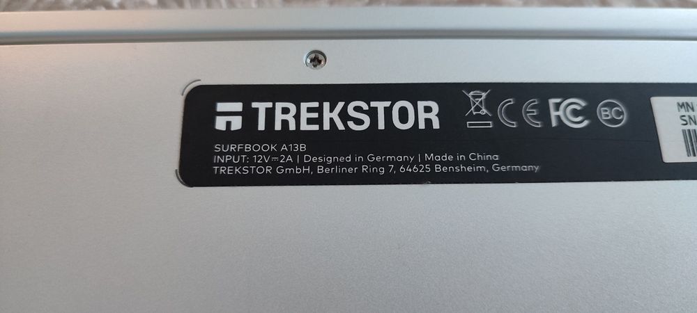 Trekstor surbook a13b 4/64 + 120gb ssd m.2: 2 550 грн. - Ноутбуки ...