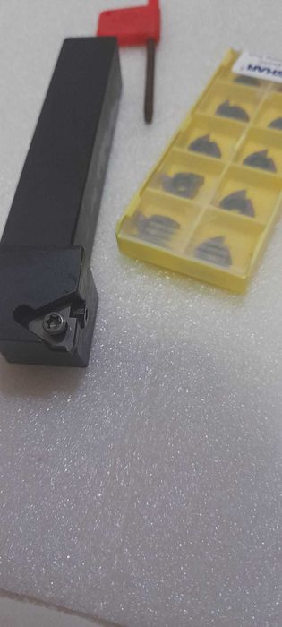 Buril para torno para roscas D16MM + 10 pastilhas Bougado (São Martinho ...