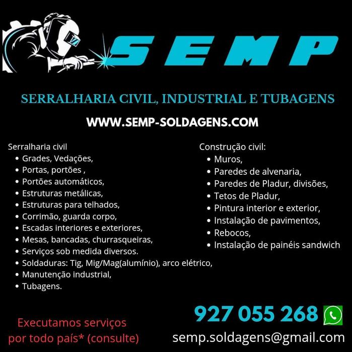 SEMP Serralharia Cacia • OLX.pt