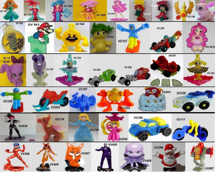 Kinder Niespodzianka zabawki VU kinderki figurki składaki vu Bytom • OLX.pl