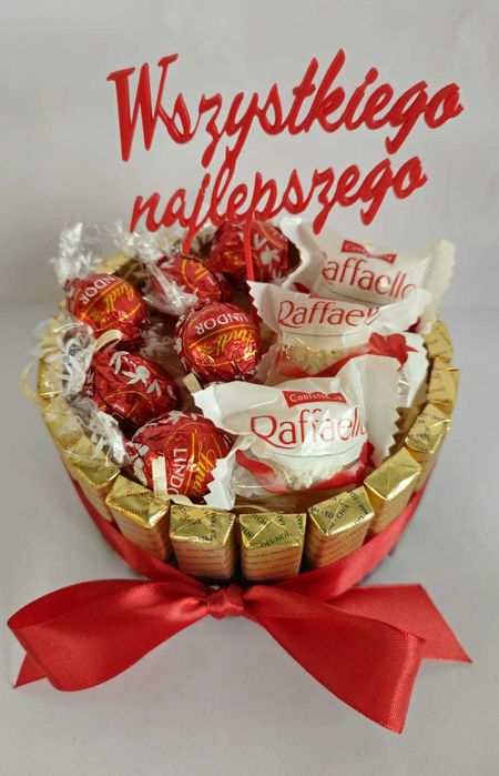 Tort Merci prezent upominek urodziny święta kosz box Częstochowa ...