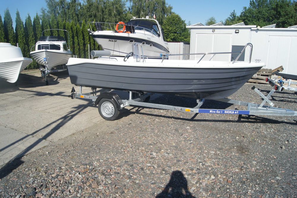 ŁODŹ MOTOROWA SCALAR 450 motorówka od ręki Iława • OLX.pl