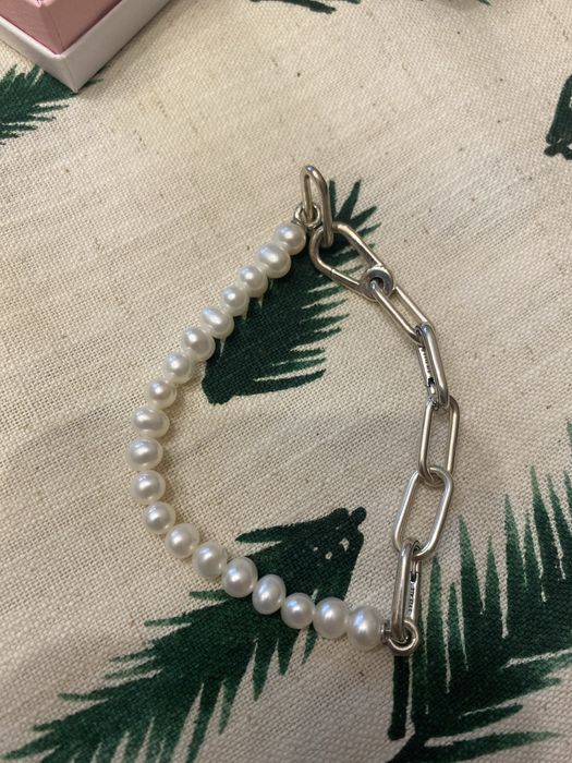 PANDORA ME 599694C01 Bransoletka z słodkowodnych pereł NOWA ORYGINALNA ...