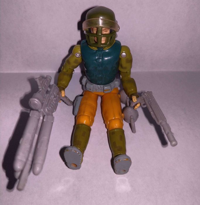 GI Joe Action Figure Kapitan Grid Iron 1990 wysyłka Kraków Grzegórzki ...