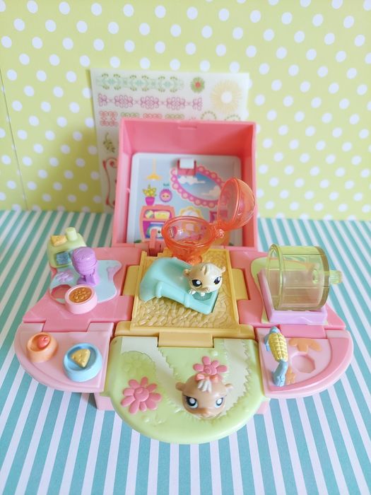 Littlest Pet Shop LPS unikatowy zestaw Teeniest Tiniest Mini Domek ...