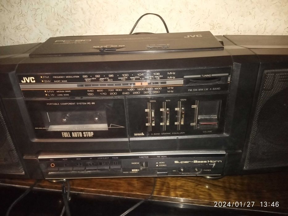Магнитола JVC PC 90: 1 200 грн. - Магнитолы Харьков на Olx