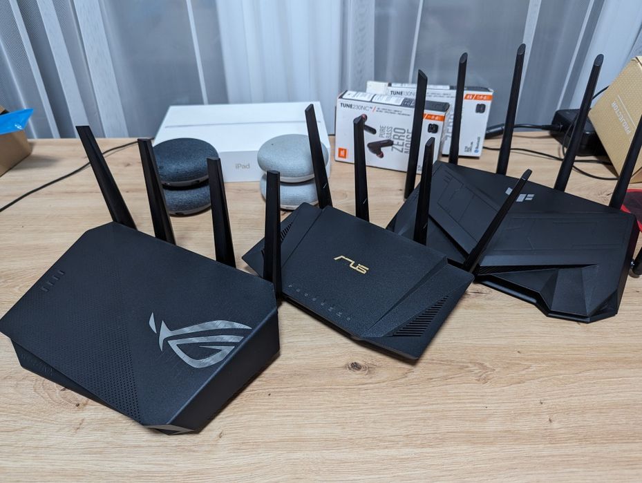 Маршутизатори ASUS RT-AX58U V2 TUF-AX5400 strix GS-AX3000 wifi 6 mesh ...