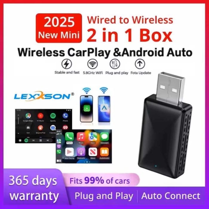 Adapter USB dla bezprzewodowego Carplay i Android Auto Bielsko-Biała ...