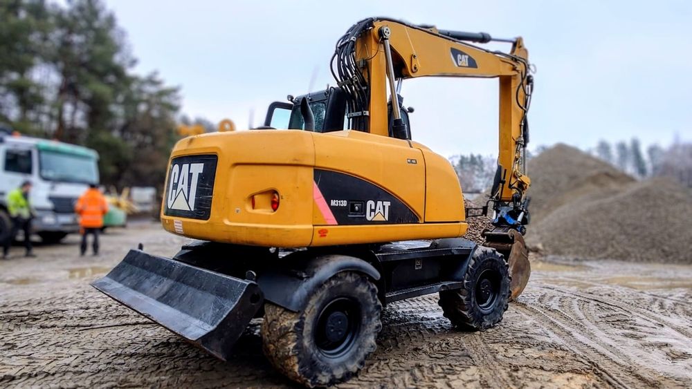 Koparka kołowa Cat 313D 2011r z Głowicą Bełżyce • OLX.pl