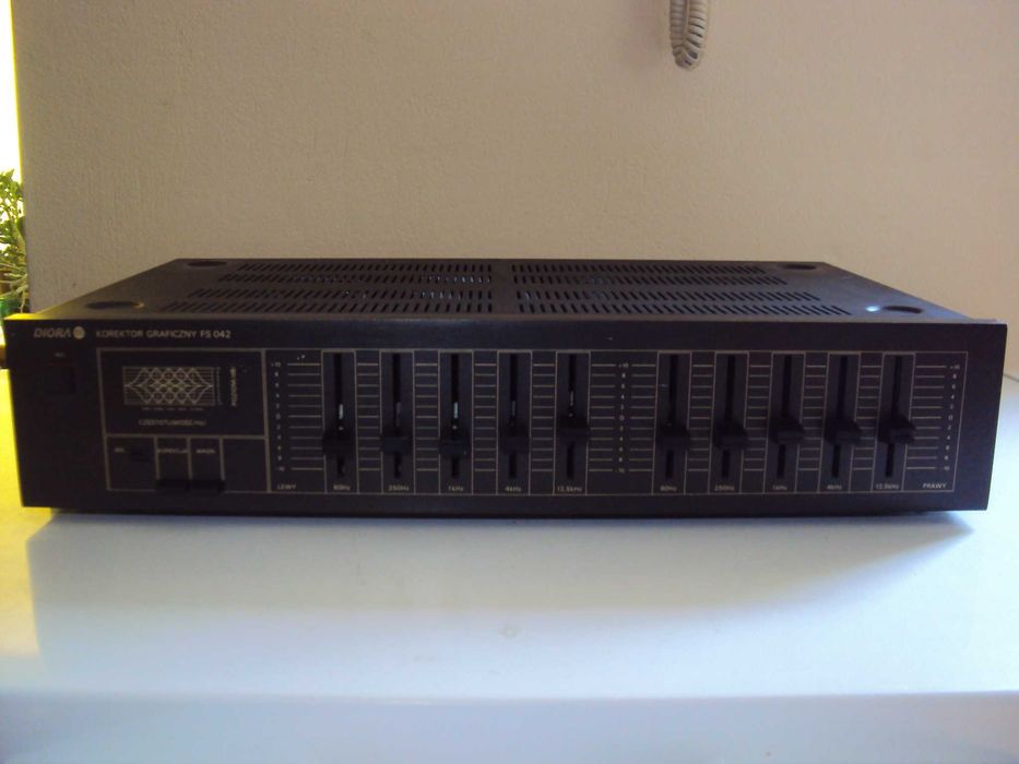 Korektor graficzny unitra Diora FS 042 Equalizer grafit b.ładny Nowy ...