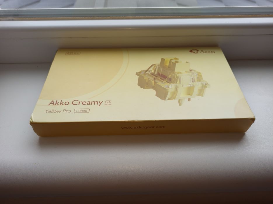 Akko Pro V3 Creamy Yellow перемикачі механічні лінійні 5pin: 450 грн ...