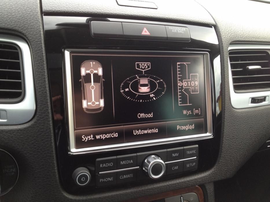 VW TOUAREG 7P RNS850 Z HDD Poskie Menu - Lektor Mapa 2023/2024 Gliwice Łabędy • OLX.pl