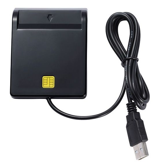 Leitor de cartões cidadão USB DNI Smart Card Reader Sim NOVO Agualva E ...