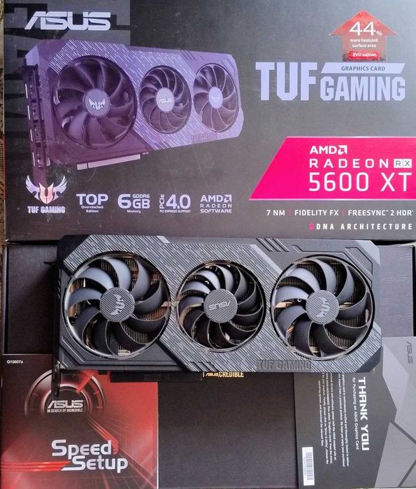Відеокарта Rx5600xt 6gb Asus TUF Gaming AMD Radeon: 5 100 грн ...