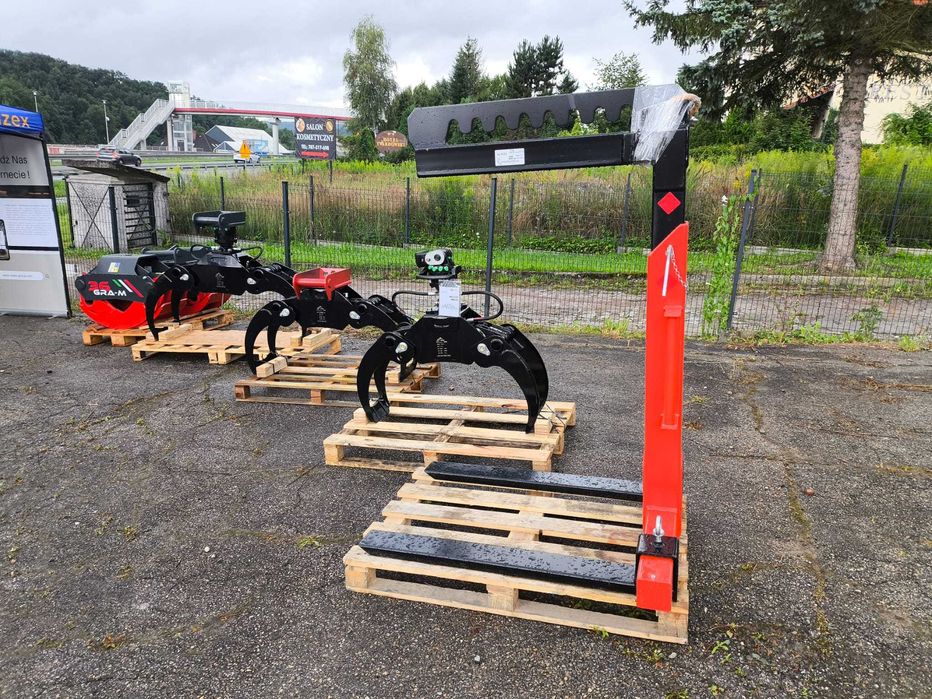 Chwytak do drewna 1050 mm rozwarcia / HDS/ Troll / Cyklop /Minikoparka ...