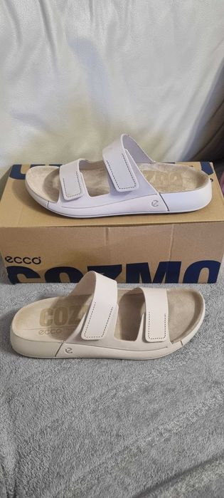 Klapki damskie skórzane Ecco Cozmo 39 Dziekanów Leśny • OLX.pl