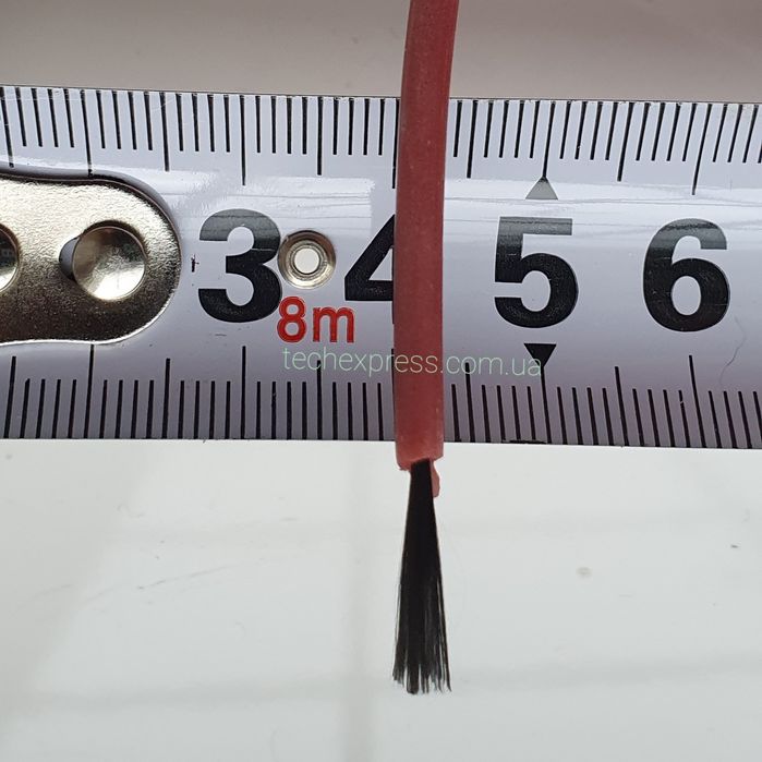 Нагревательный кабель карбоновый, углеродный 33Ом, теплый пол 1м: 7.70 ...