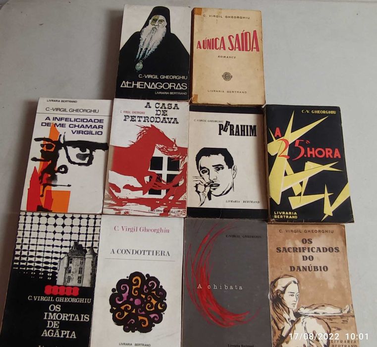 Lote do autor - C.Virgil Gheorghiu ( ler descrição) Ref: CE 1 Corroios ...