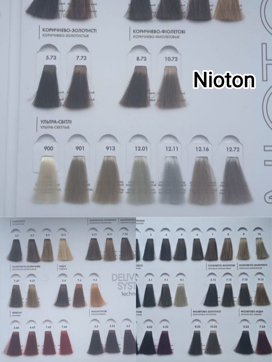Профессиональная краска для волос премиум класса Nioton,Ticolor.: 132. ...