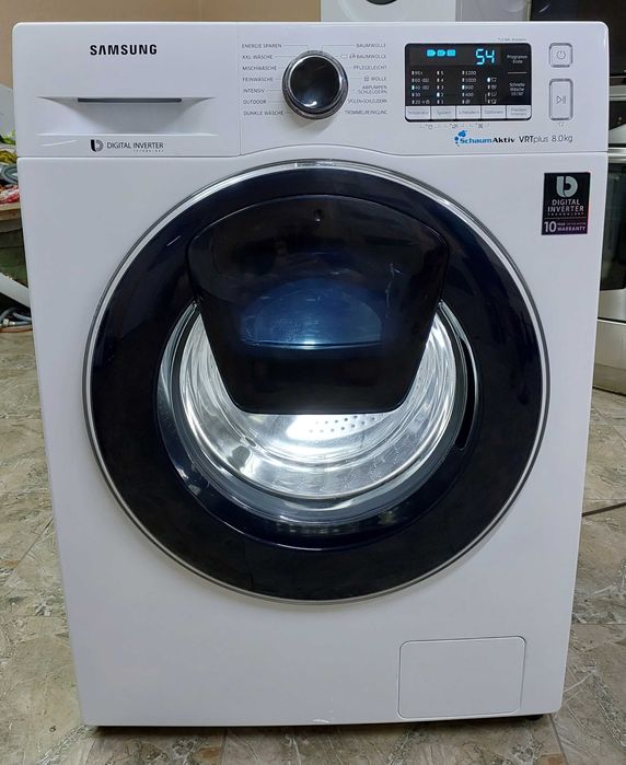 Пральна машина 45 см Самсунг Samsung WW80K5210VW 8кг А+++ б/в: 13 900 ...