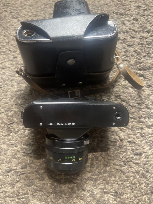 Zabytkowy aparat fotograficzny Zenit TTL Helios‑44‑2 58/2 M42 futerał ...