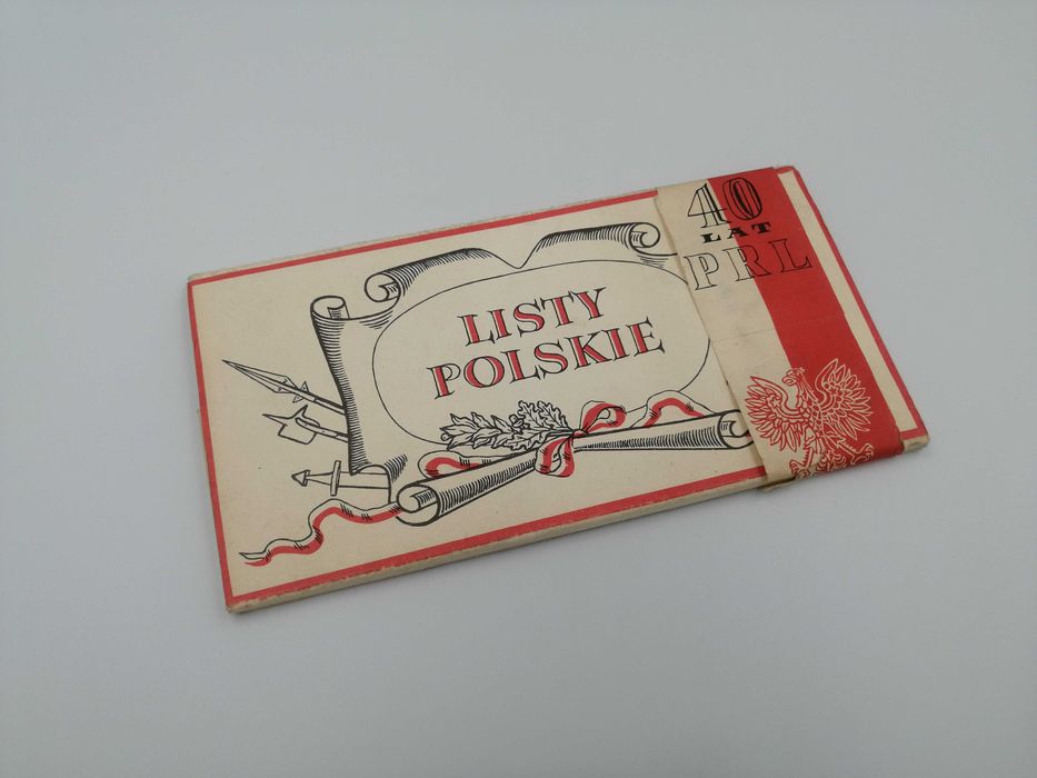 Stara papeteria Listy Polskie 40 lat PRL SPRLiA St. Wyspiańskiego ...