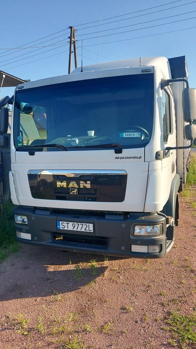 Man TGL 8-180 rok 2011 kabina podwójna Zabudowa Firanka/kontener hydro Jawor • OLX.pl