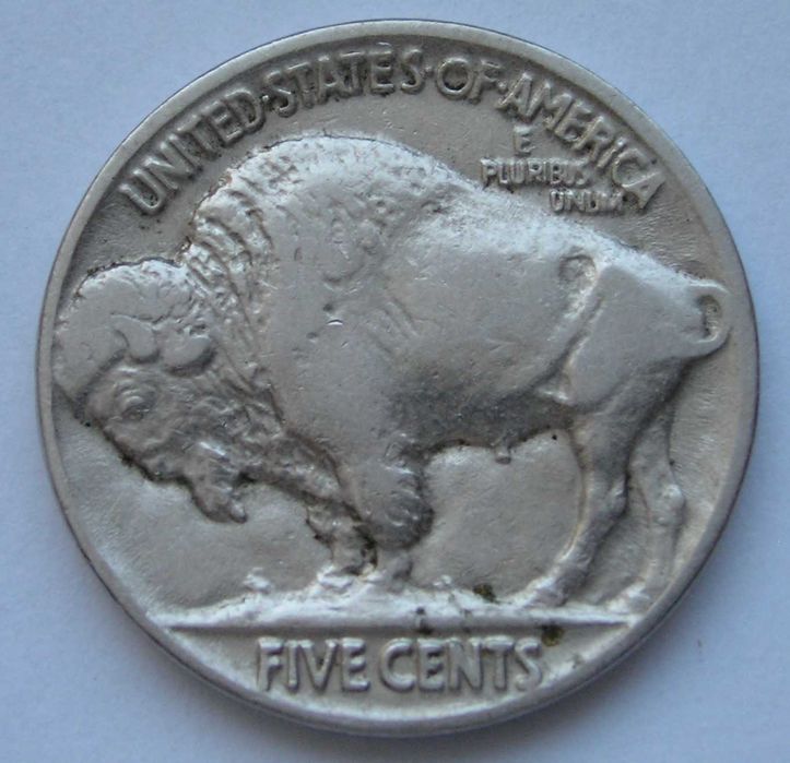 USA 5 cent 1937 - bizon Łódź Widzew • OLX.pl