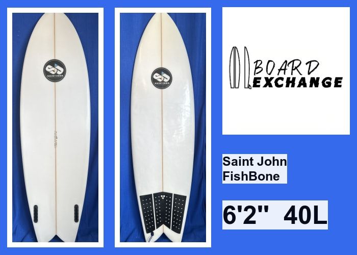 Prancha de Surf - Saint John FishBone 6'2'' Santa Bárbara • OLX.pt