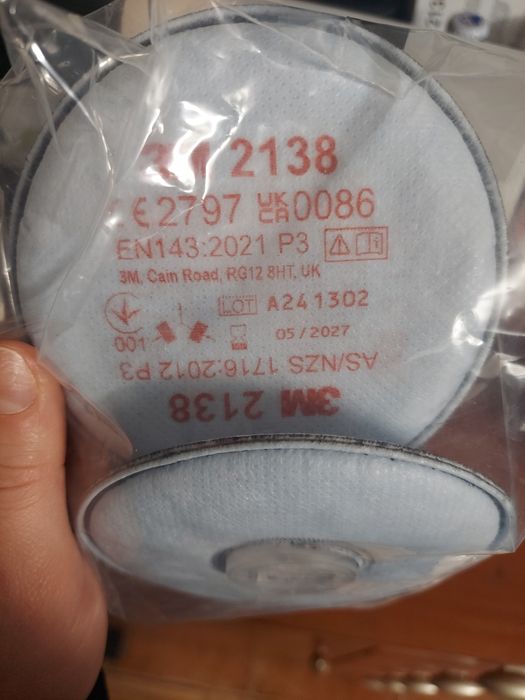 Filtry do maski 3M symbol 2138 30 kompletów Luzino • OLX.pl