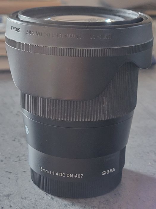 Obiektyw Sigma C 16mm F/1.4 DC DN Sony E Marki • OLX.pl
