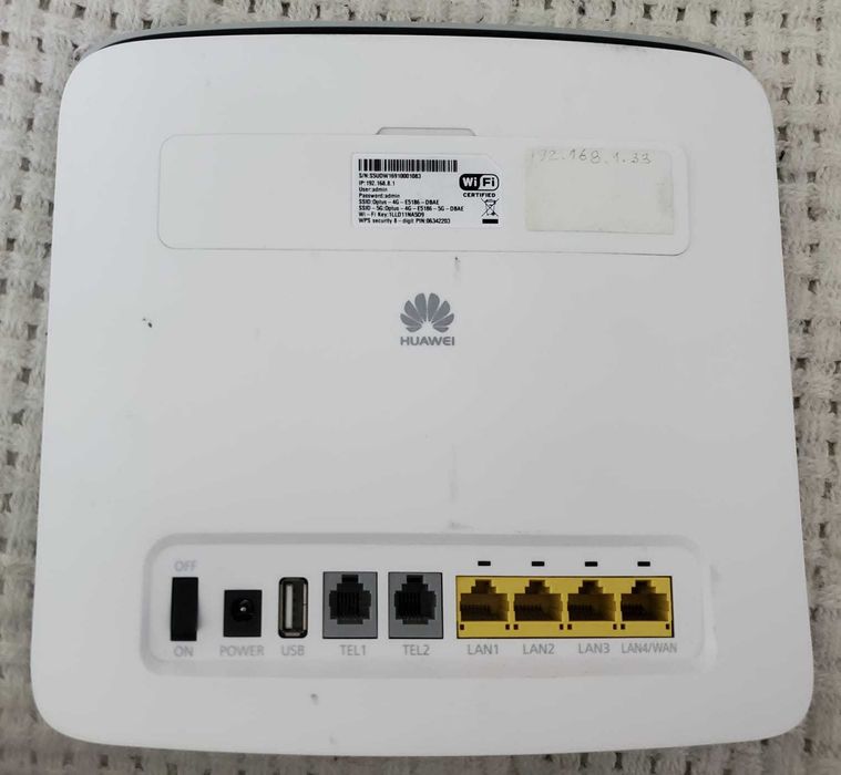 Модем 4G/3G Huawei Optus 5186 с RJ-45 портами (для блекаутов): 2 500 ...