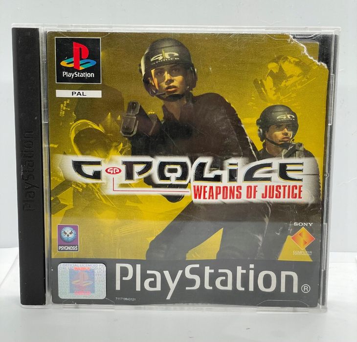 G Police Weapons of Justice PlayStation PS1 PSX (FR) Dywity • OLX.pl