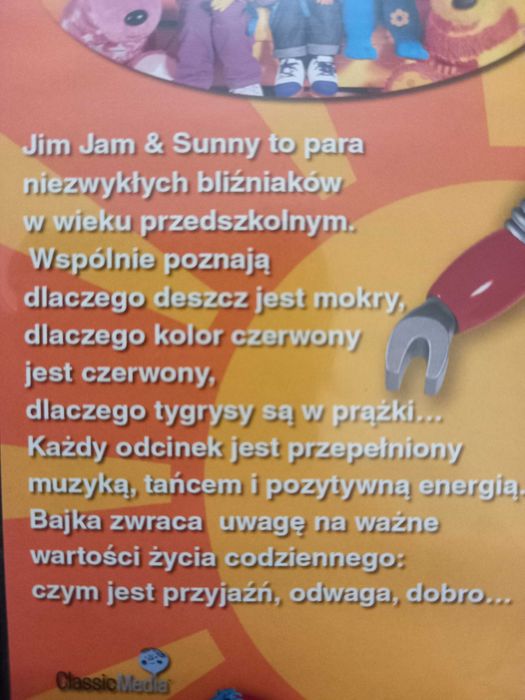 DVD "Jim Jam & Sunny" Filmy bajki dla dzieci Kraków Dębniki • OLX.pl