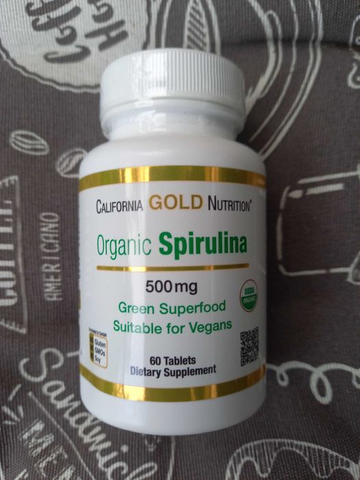 Спіруліна Спирулина 500 1000 порошок Now Foods California spirulina ...