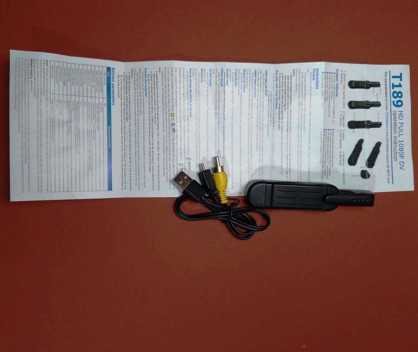 Портативна компактна міні боді камера відеореєстратор T189 1080p: 469 ...