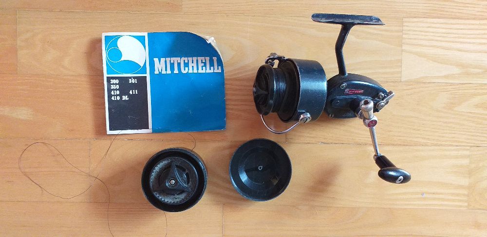 Kołowrotek MITCHELL 410 Special, metalowy francuski, kolekcjonerski ...