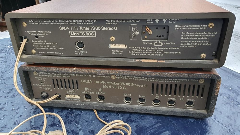 Saba hifi vs 80 + ts 80 Świebodzin • OLX.pl