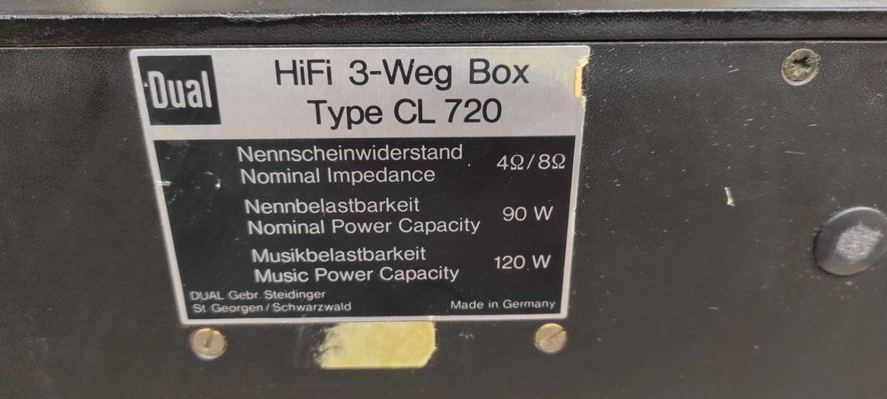 Акустика Dual CL 720 (звук !): 5 900 грн. - Акустичні системи Луцьк на Olx